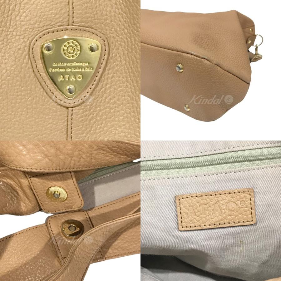 ATAO 【値下げ】ATAO 2WAYトートバッグ elvy エルヴィ ベージュ (EC) : カインドオルYahoo!店 - 通販 - Yahoo!ショッピング