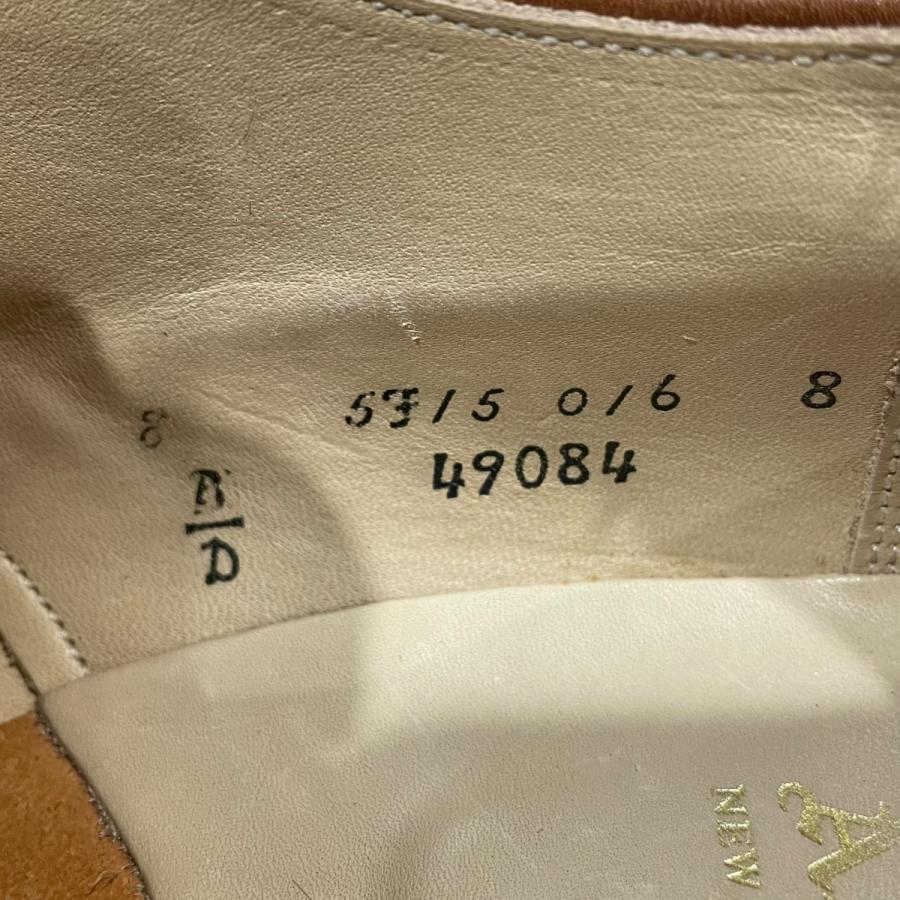 ALDEN オールデン レザーシューズ 5-EYE P-TOE OX 49084 ブラウン サイズ：8D : カインドオルYahoo!店 - 通販 - Yahoo!ショッピング