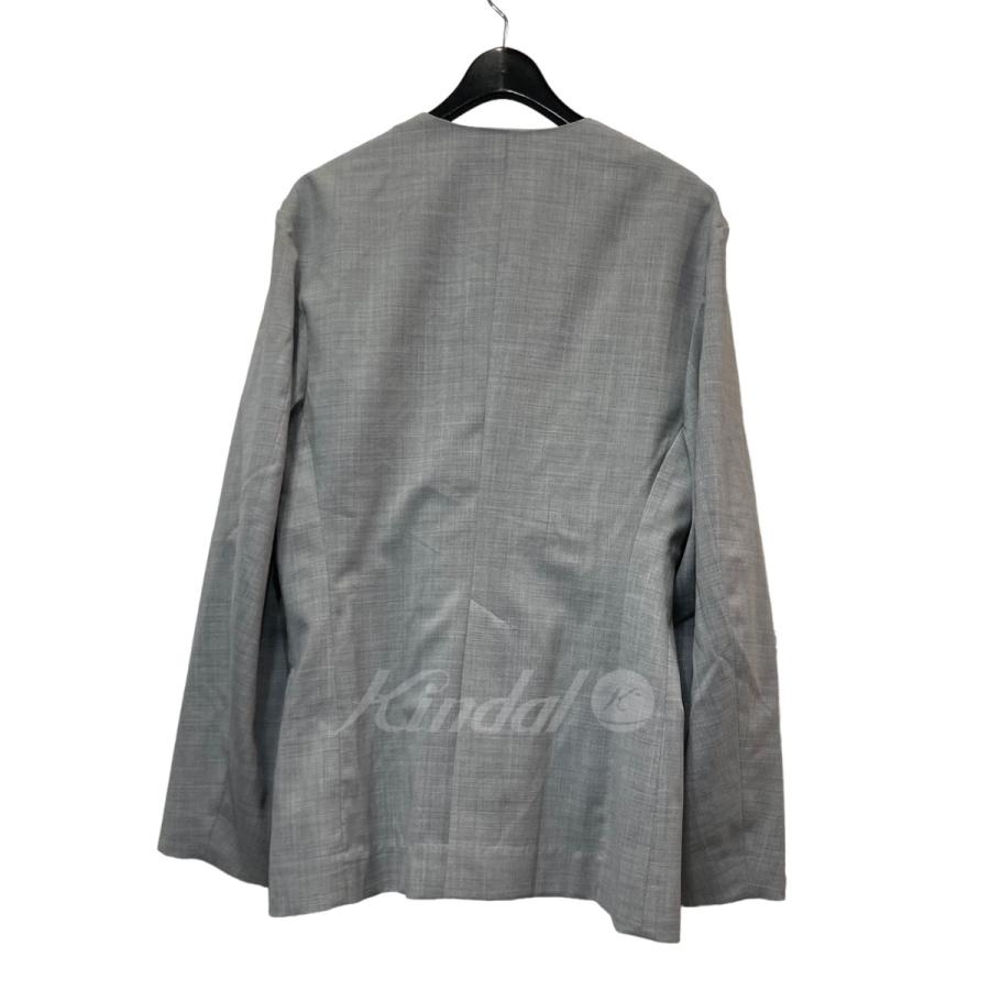 【値下げ】zoe 23SS 「collarless jacket」ノーカラージャケット 231ZOE-JK01 グレー サイズ：フリーサイズ (自由が丘店) : カインドオルYahoo!店 ...