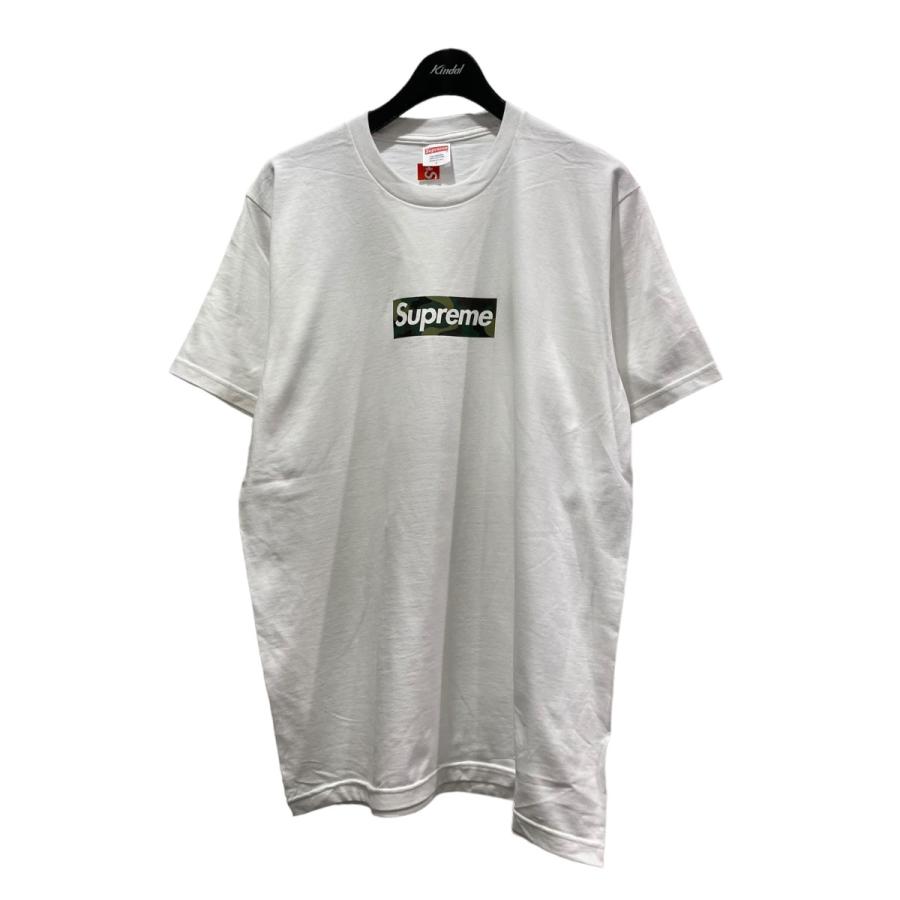 Supreme シュプリーム 23AW Box Logo Tee カモフラボックスロゴTシャツ ホワイト サイズ：L : カインドオルYahoo!店 - 通販 - Yahoo!ショッピング