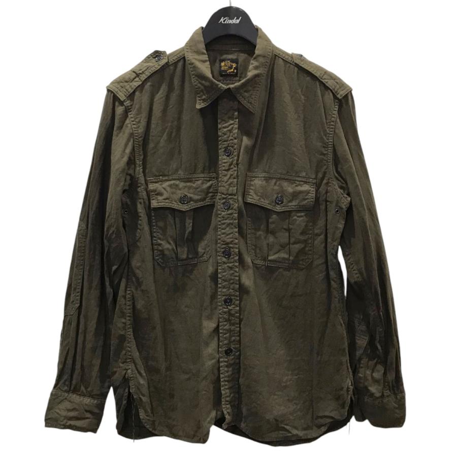オアスロウ orSlow ワークシャツ オリーブ サイズ：2 : 8079000542546 : カインドオルYahoo!店 - 通販 - Yahoo!ショッピング