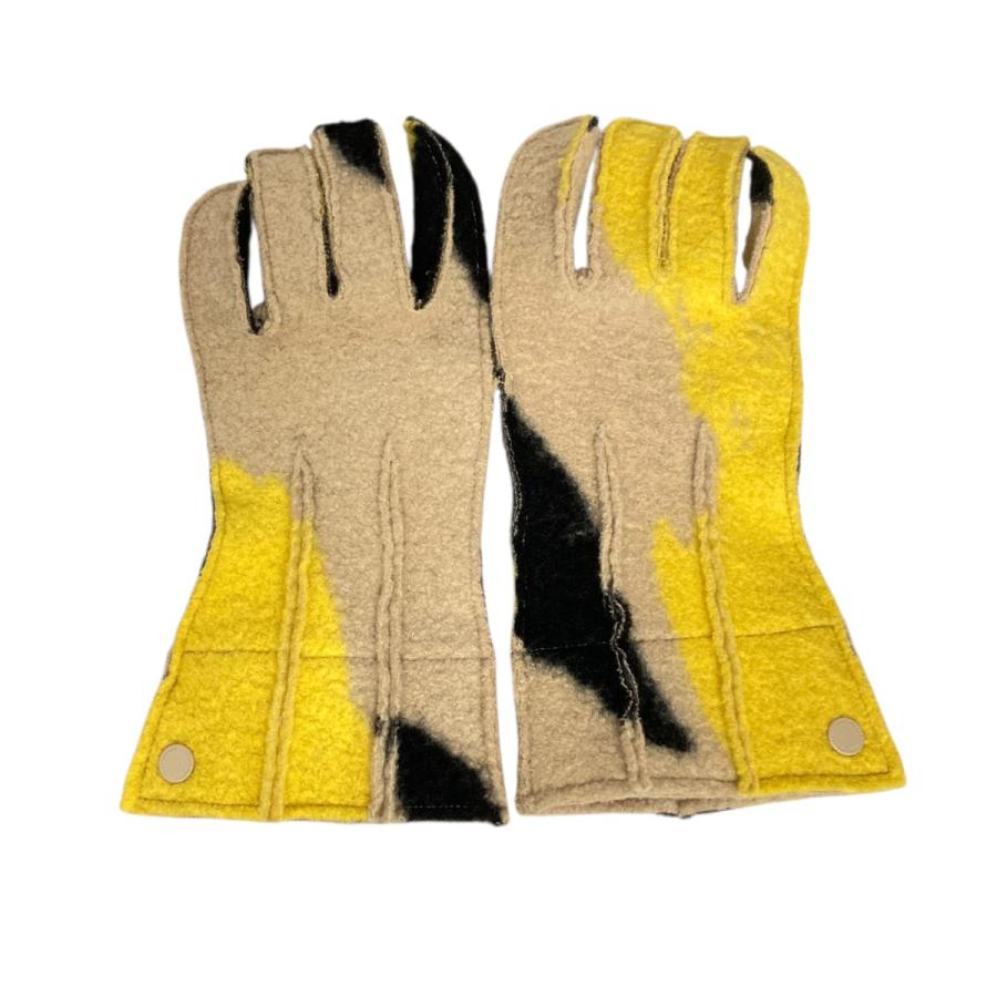 ISSEY MIYAKE イッセイミヤケ VIGOR GLOVES 手袋 IM43-AF103 イエロー、ベージュ : カインドオルYahoo!店 - 通販 - Yahoo!ショッピング