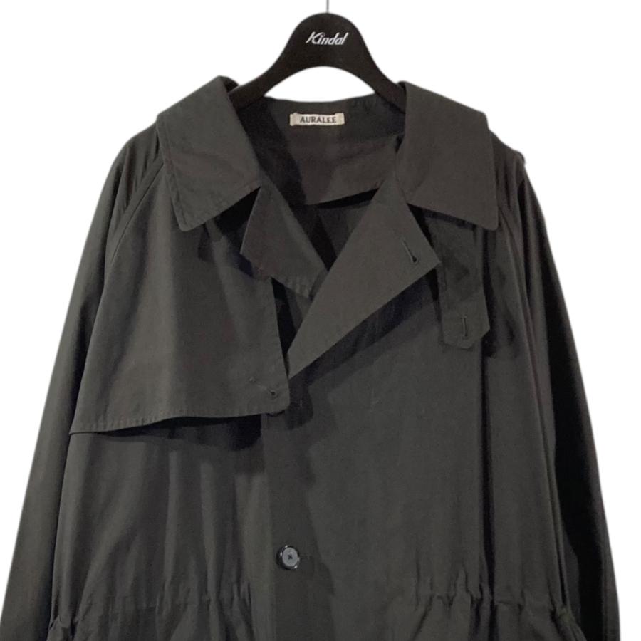 オーラリー AURALEE 21SS FINX NYLON CHAMBRAY FIELD COAT フーデッドコート A21SC01NC ブラウン サ : 8079000573052 ...