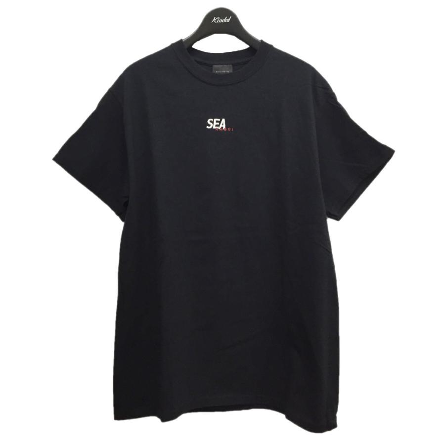 WIND AND SEA SEA×AMERI 20SSロゴ刺繍Tシャツ ブラック サイズ：M (中目黒店) 220418 : カインドオルYahoo!店 - 通販 - Yahoo!ショッピング