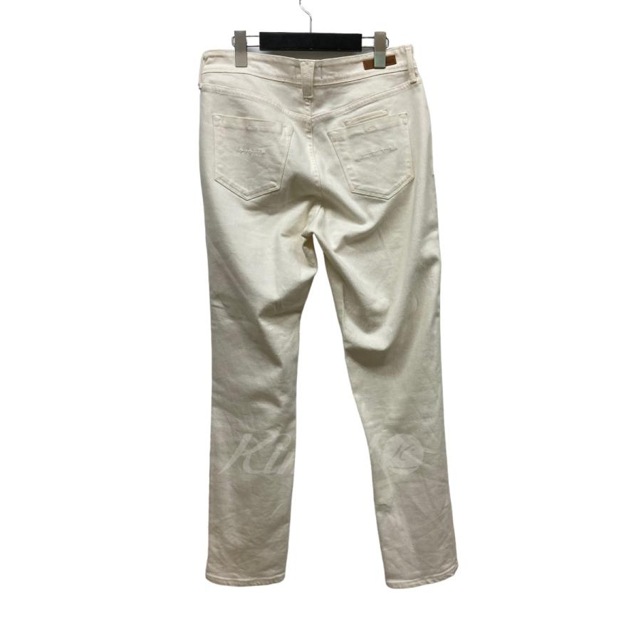 YANUK ヤヌーク 「RUTH(SlimTapered)」 デニムパンツ 57184068 アイボリー サイズ：27 : カインドオルYahoo!店 - 通販 - Yahoo!ショッピング