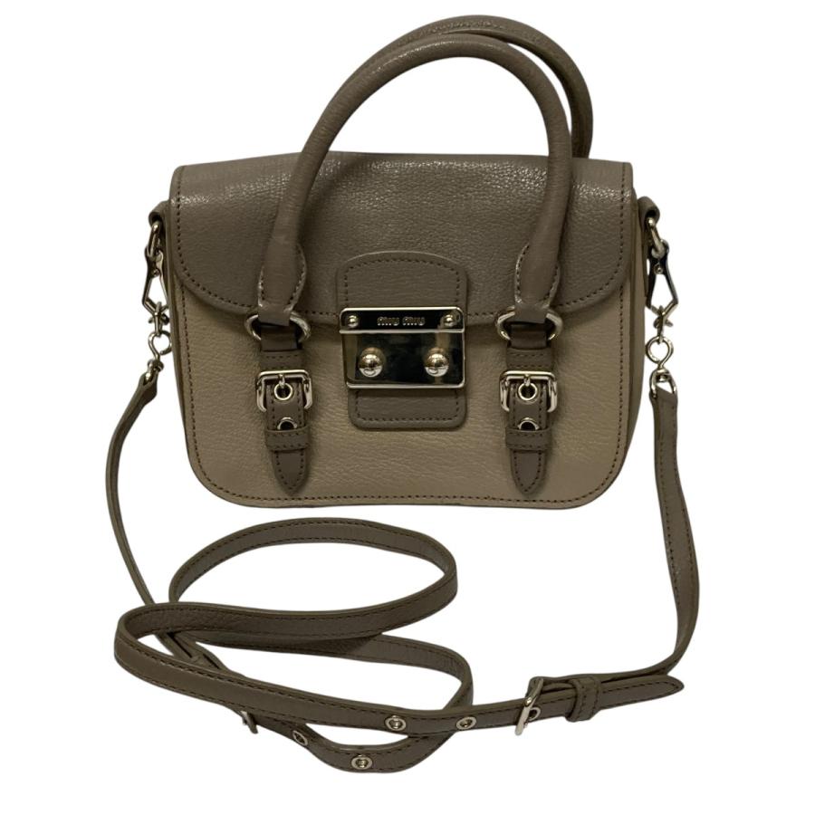 ミュウミュウ MIU MIU ショルダーバッグ ベージュ サイズ：ONESIZE : 8080000506827 : カインドオルYahoo!店 - 通販 - Yahoo!ショッピング
