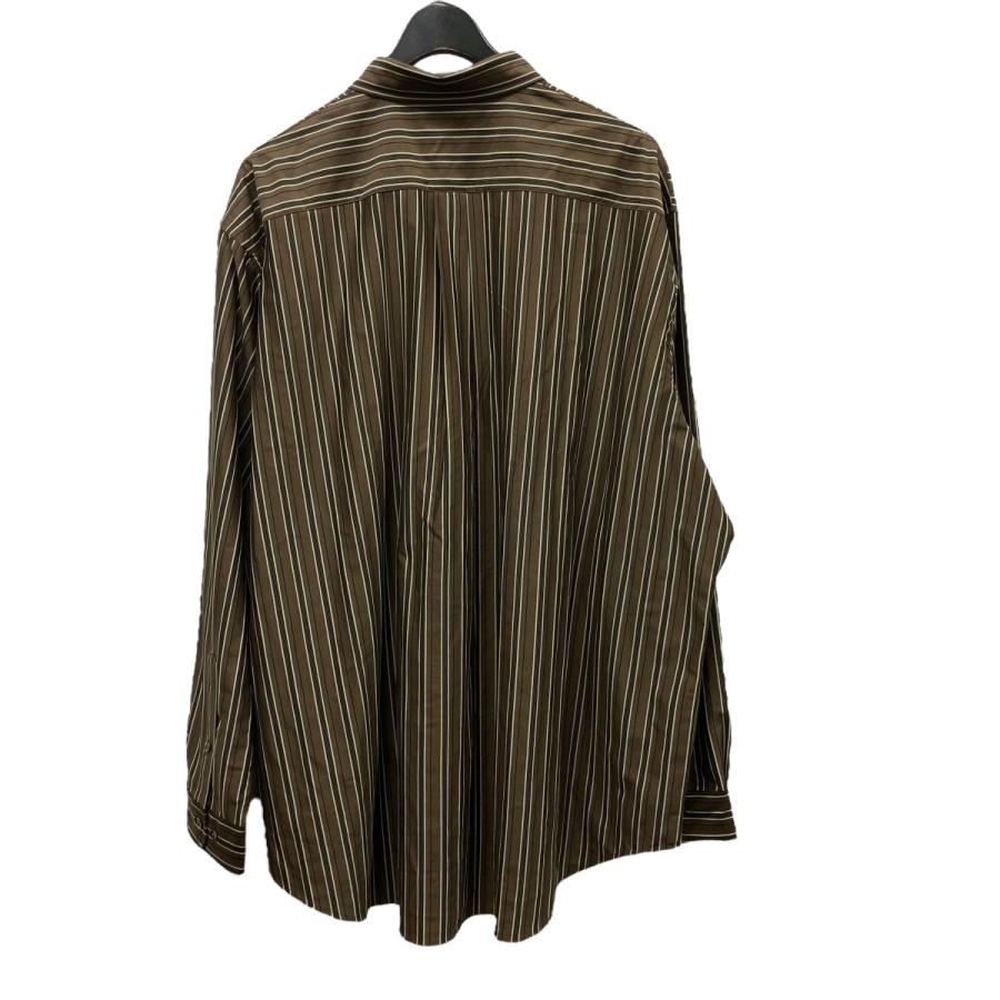 カネマサフィル KANEMASA PHIL． 46G Atmosphere Stripe Shirt ストライプシャツ KM24A-024CB ブラウ : 8080000538620 ...