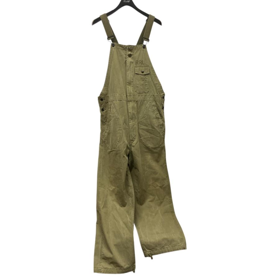RRL Ralph Lauren ダブルアールエル キャンバスオーバーオール 782804478001 オリーブ サイズ：L : カインドオルYahoo!店 - 通販 - Yahoo!ショッピング