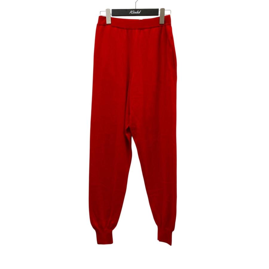 THE ROW（ザ ロウ） シルクカシミヤニットパンツ レッド サイズ：XS : カインドオルYahoo!店 - 通販 - Yahoo!ショッピング