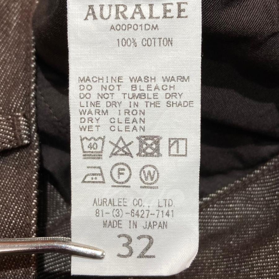 AURALEE 22AW HARD TWIST DENIM 5P PANTS デニムパンツ A00P01DM ブラウン サイズ：32 (天神橋店) 2 : カインドオルYahoo!店 - 通販 ...