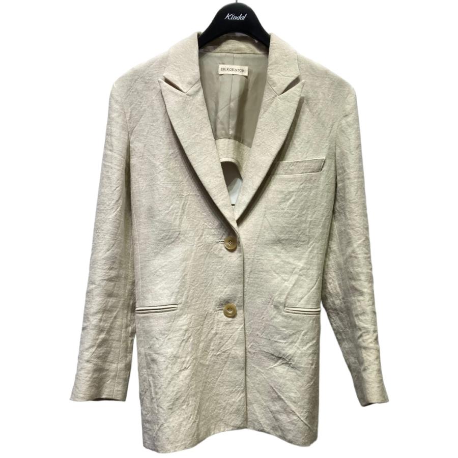 【値下げ】ERiKOKATORi 2Bジャケット 1-4-1 ベージュ サイズ：F (EC) : カインドオルYahoo!店 - 通販 - Yahoo!ショッピング