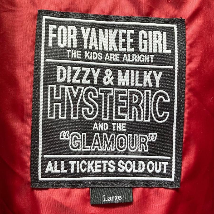 【値下げ】HYSTERIC GLAMOUR HYS YOUTH A-1 フロートジャケット 02223AB03 レッド サイズ：L (EC) :8082000241777:カインドオル ...