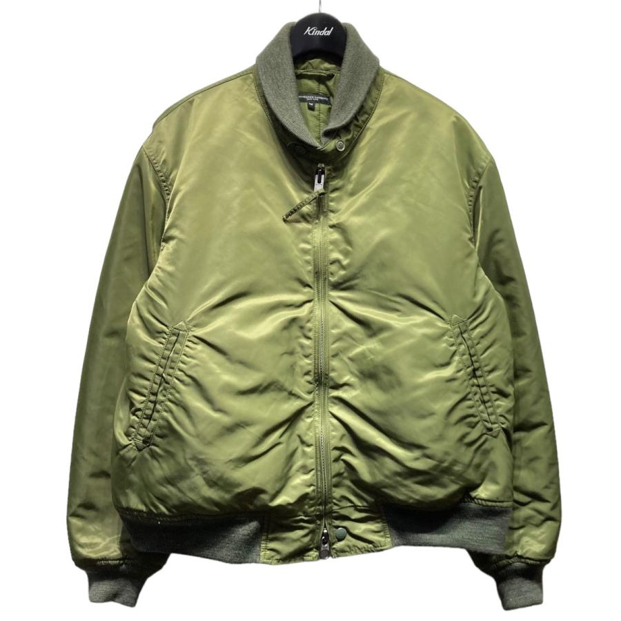 【値下げ】Engineered Garments LL Jacket_Flight Satin Nylon 中綿フライトジャケット オリーブ サイズ：M (EC ...
