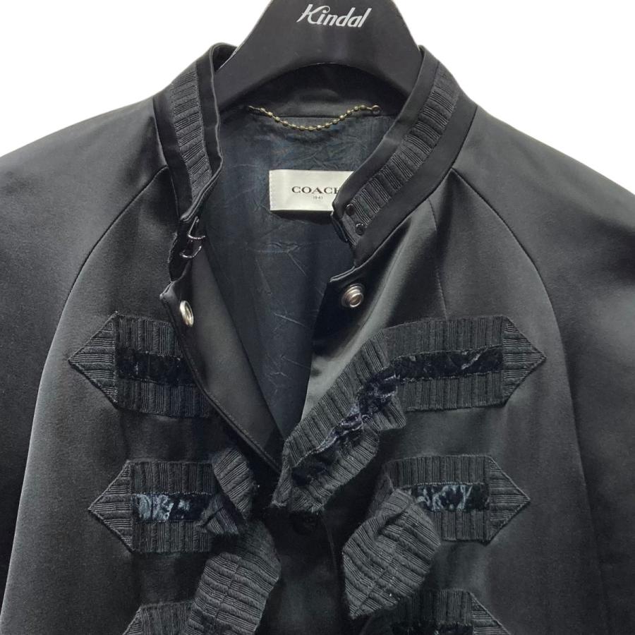 コーチ COACH Military Varsity Jacket ジャケット 33142 ブラック サイズ：2 :8082000299723 ...