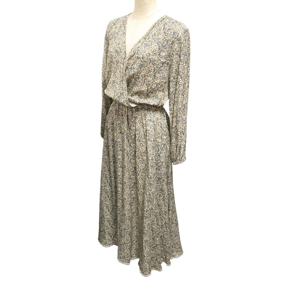 SINME 【値下げ】SINME 花柄 カシュクールワンピース S22SS 06 オリーブ サイズ：M (和歌山店) : カインドオルYahoo!店 - 通販 - Yahoo!ショッピング