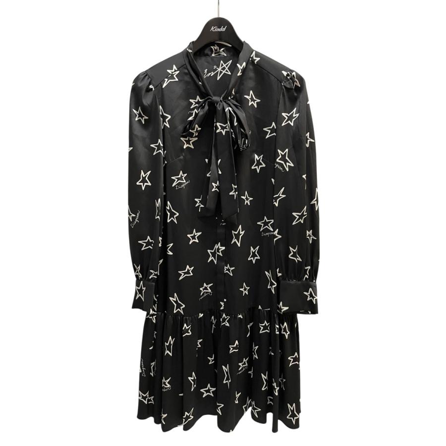 DIAGRAMME ダイアグラムグレースコンチネンタル Diagram GRACE CONTINENTAL スタープリントミニワンピース 0323431102 ブラック : カインドオル ...