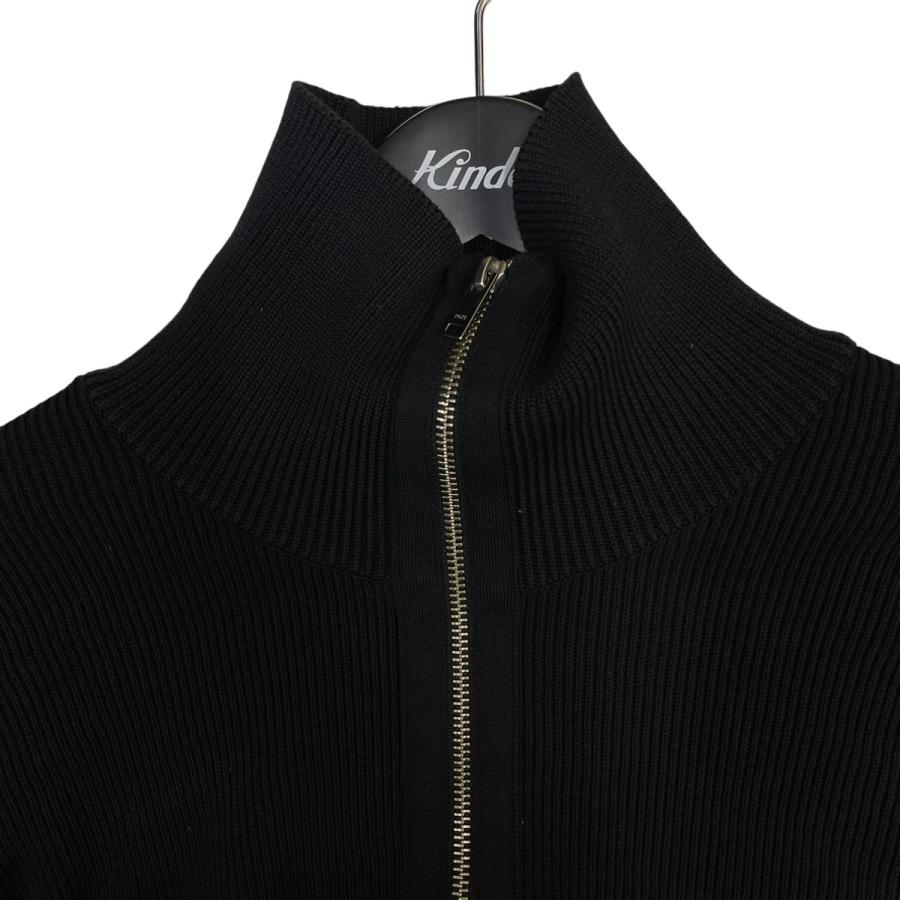 YOAK ヨーク YOKE 24SS RIB ZIP-UP CARDIGAN ジップアップニットジャケット YK24SS0698S ブラック サイズ：4 : カインドオルYahoo!店 ...