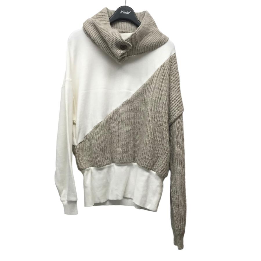 【値下げ】Ameri VINTAGE スヌード付ニット切替スウェットトレーナー ホワイト×ブラウン サイズ：FREE (EC) : 8083000089383 : カインドオルYahoo!店 ...