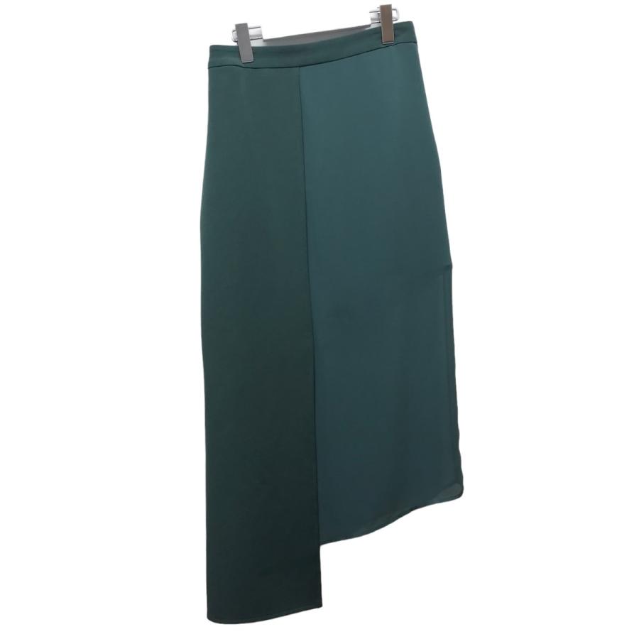 Ameri アメリ AMERI アシンメトリーシースルースカート グリーン サイズ：M : カインドオルYahoo!店 - 通販 - Yahoo!ショッピング