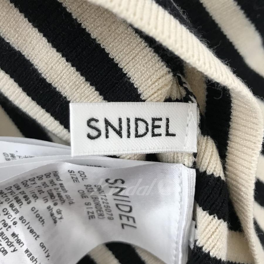 SNIDEL スナイデル Sustainaレースカラーボーダーニットプルオーバー オフホワイト×ブラック サイズ：ONE SIZE : カインドオルYahoo!店 - 通販 - Yahoo ...