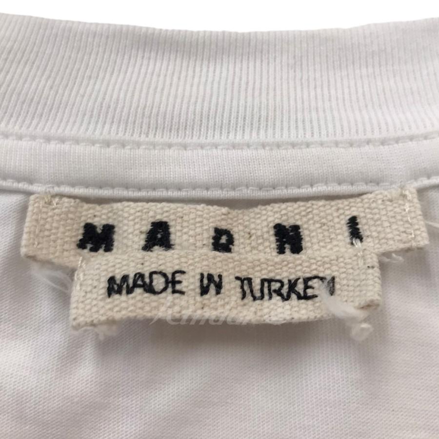 MARNI マルニ 21SS LOVER Tシャツ ホワイト サイズ：46 : カインドオルYahoo!店 - 通販 - Yahoo!ショッピング