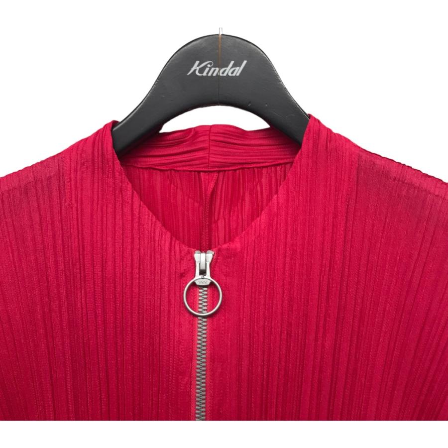 PLEATS PLEASE 【値下げ】PLEATS ZIP UPプリーツロングカーディガン ピンク サイズ：3 (代官山店) : カインドオルYahoo!店 - 通販 - Yahoo!ショッピング