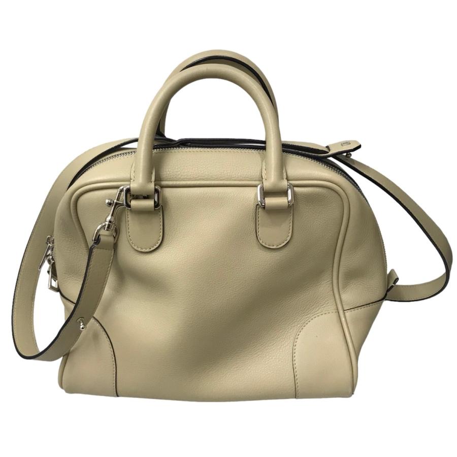 LOEWE 【値下げ】LOEWE アマソナ75 2WAYハンドバッグ アイボリー (代官山店) : カインドオルYahoo!店 - 通販 - Yahoo!ショッピング