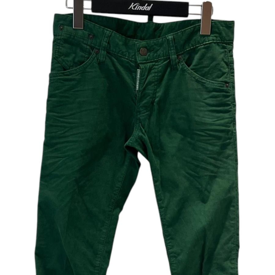 DSQUARED2 ディースクエアード コーデュロイパンツ S74LA0560 グリーン サイズ：44 : カインドオルYahoo!店 - 通販 - Yahoo!ショッピング