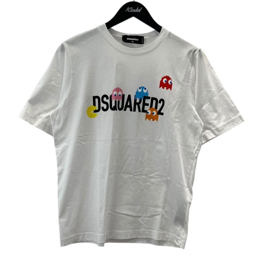 DSQUARED2 ディースクエアード パックマン S72GD0491 Tシャツ ホワイト サイズ：XS : カインドオルYahoo!店 - 通販 - Yahoo!ショッピング