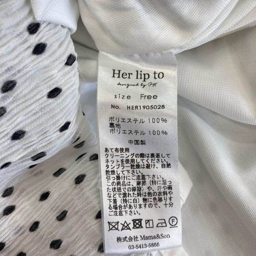 Her lip to 【値下げ】Her 「Polka Dot Long Dress」 ドット柄 Her lip to 【値下げ】Her 「Polka Dot Long Dress」 ドット柄