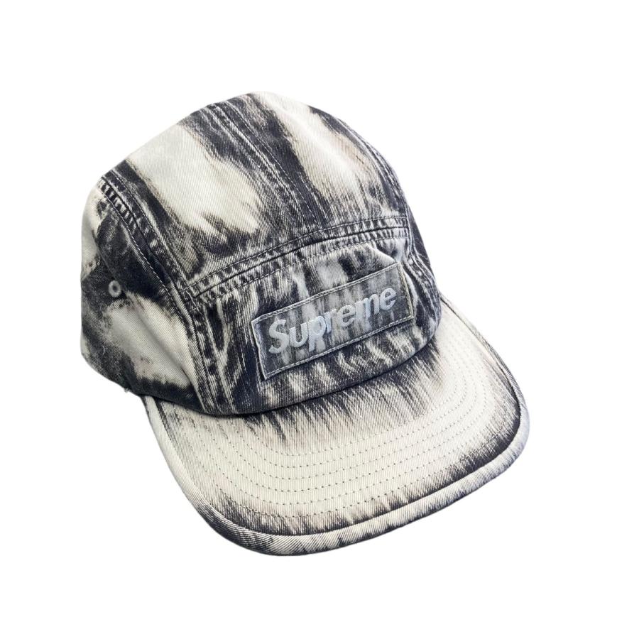 シュプリーム Supreme 24SS Bleached Chino Camp Cap ブリーチデザインキャップ ライトグレー サイズ：Free :8086000134589:カインドオル ...