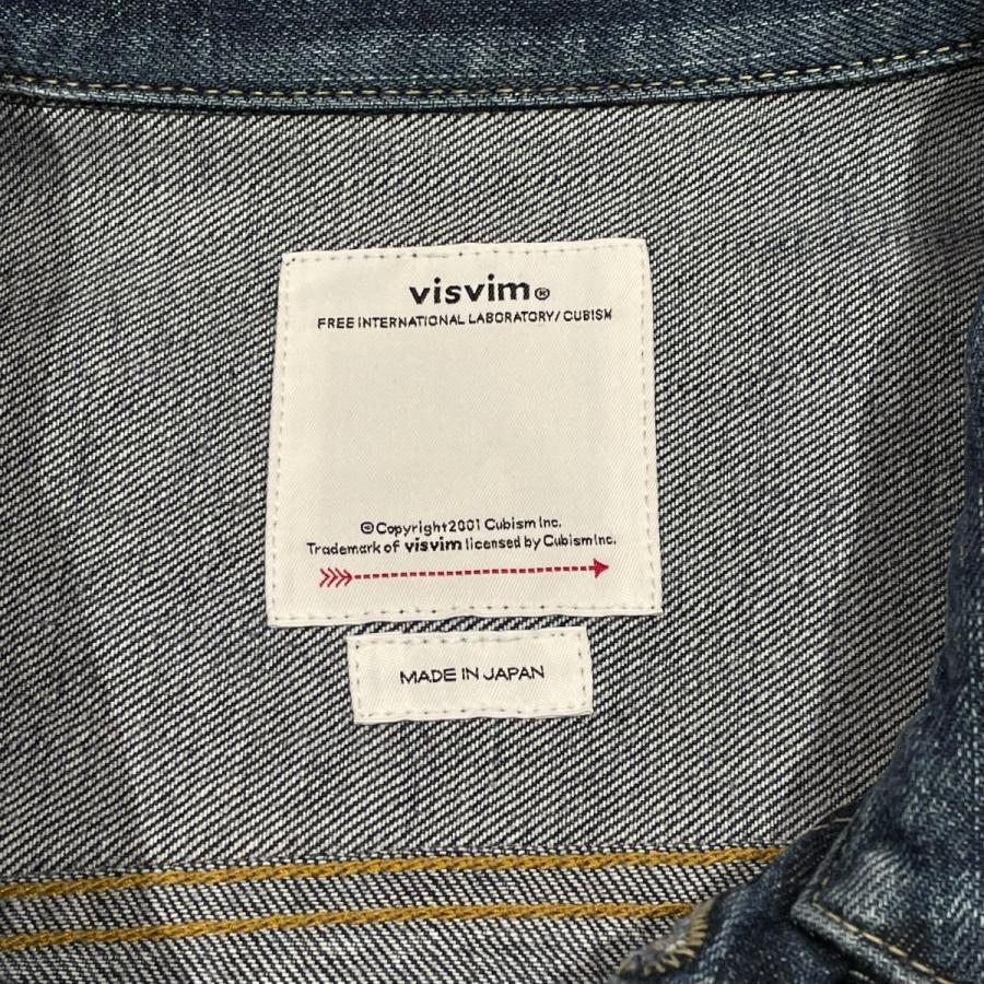 ビズビム VISVIM 24SS SS 101XX JKT DMGD-1010 デニムジャケット 0124205006003 インディゴ サイズ：SI : 8086000146490 ...