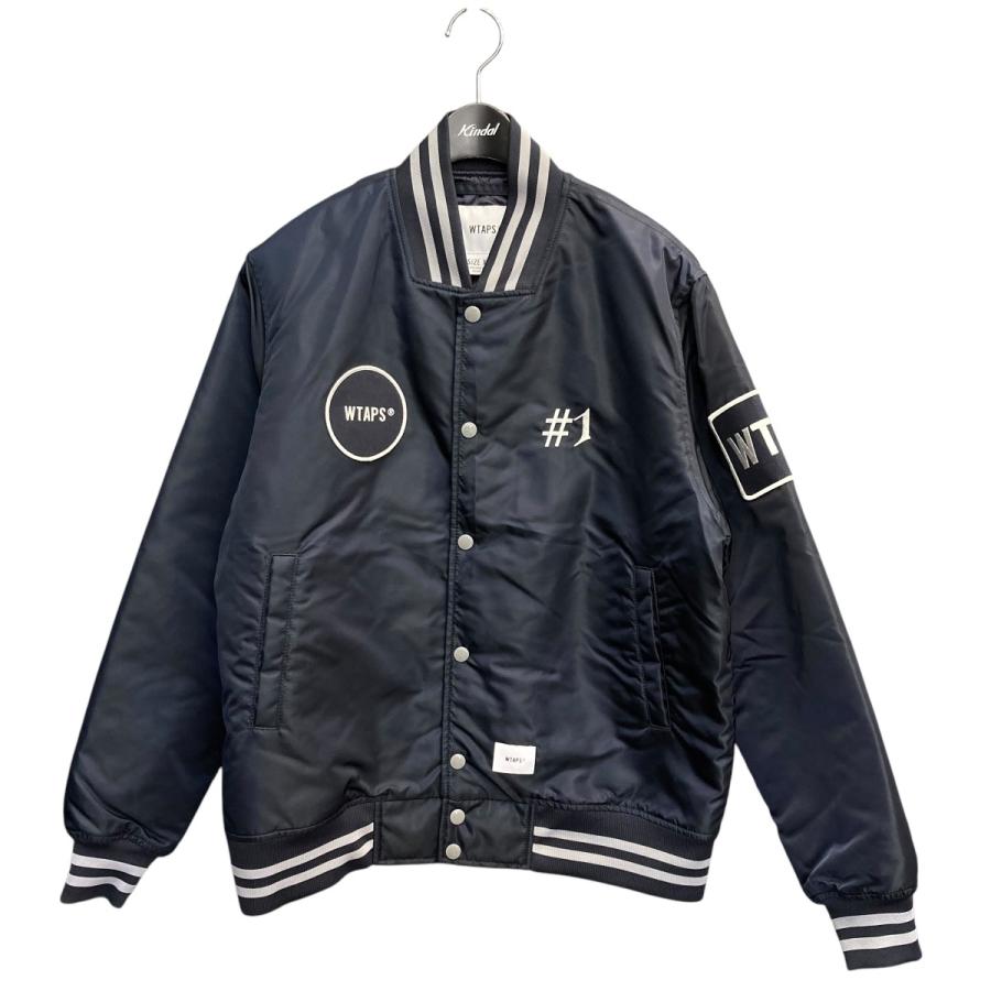 WTAPS ダブルタップス 18SS BENCH JACKET スカジャン 181TQDT-JKM02 ネイビー サイズ：S : カインドオルYahoo!店 - 通販 - Yahoo!ショッピング