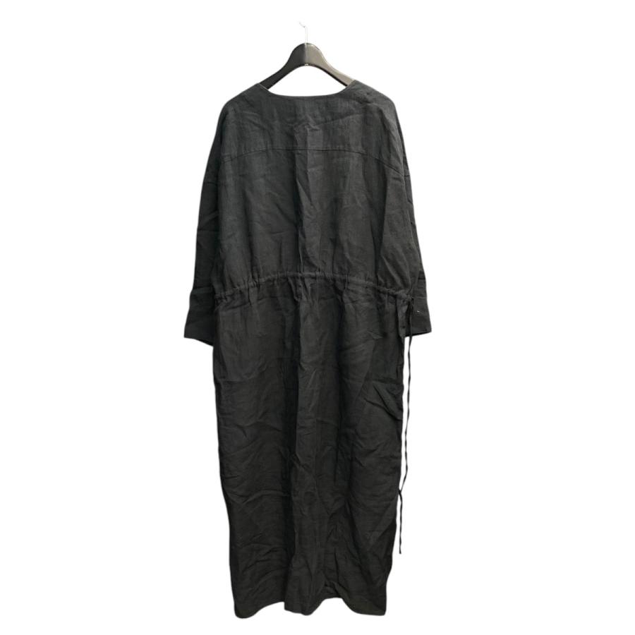 カクー CACCO 麻ワンピース 03222-1415-002 ブラック サイズ：free : カインドオルYahoo!店 - 通販 - Yahoo!ショッピング