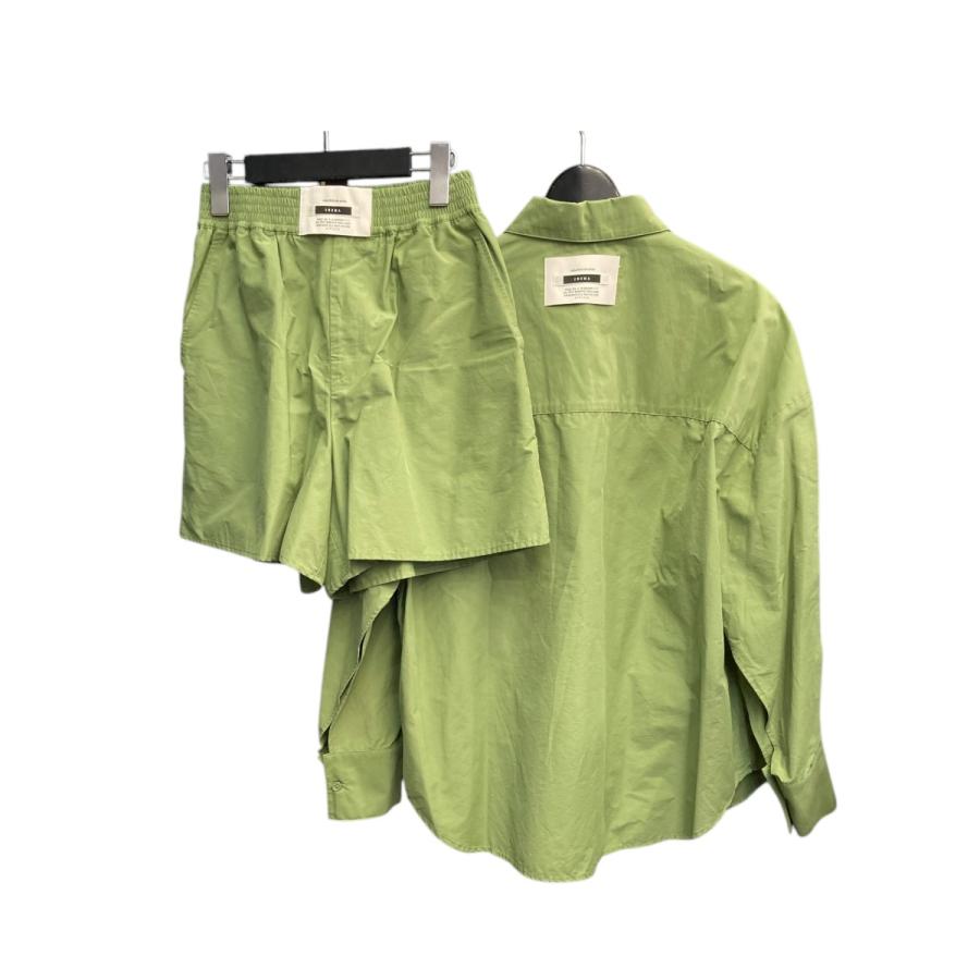 Ameri アメリ AMERI DOUBLE TAG SHIRT SET UP シャツセットアップ 01310581130 黄緑 サイズ：S : カインドオルYahoo!店 - 通販 ...
