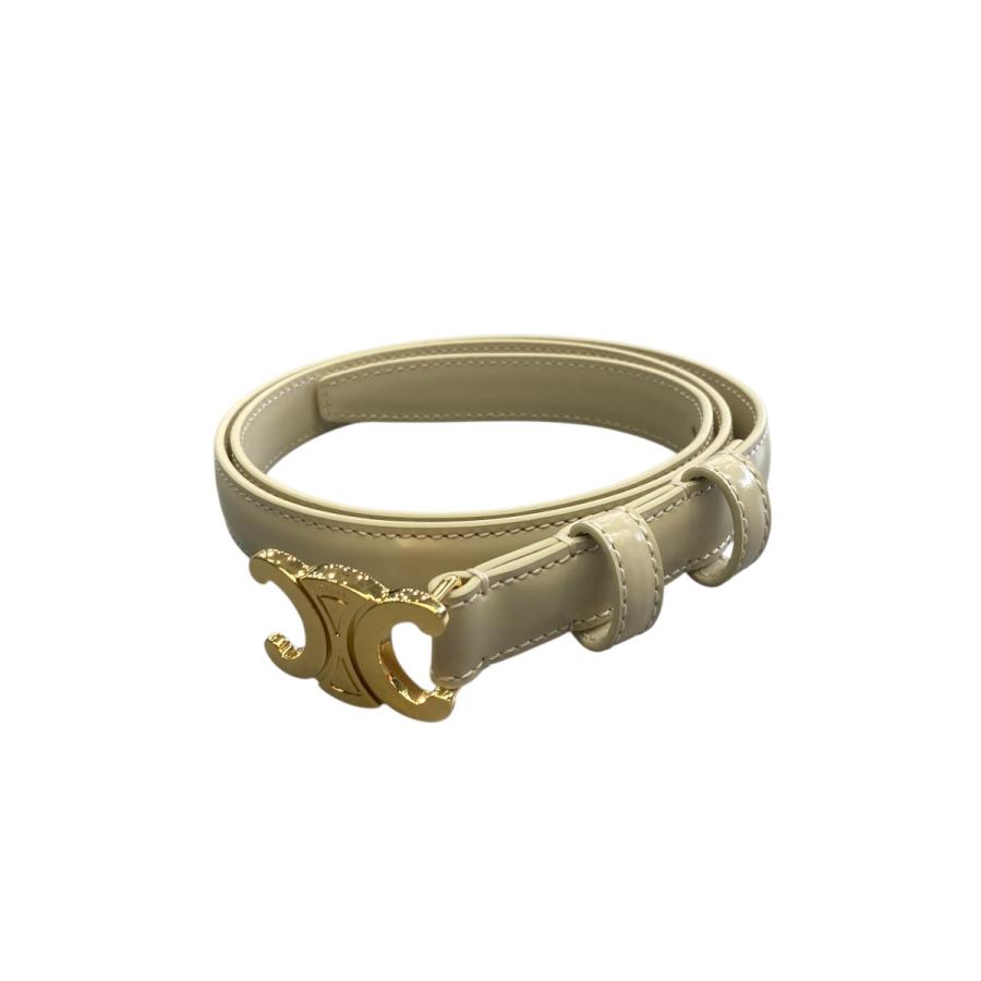 CELINE 【値下げ】CELINE トリオンフベルト U-NE-1254 ベージュ (栄サウスピークス店) : カインドオルYahoo!店 - 通販 - Yahoo!ショッピング