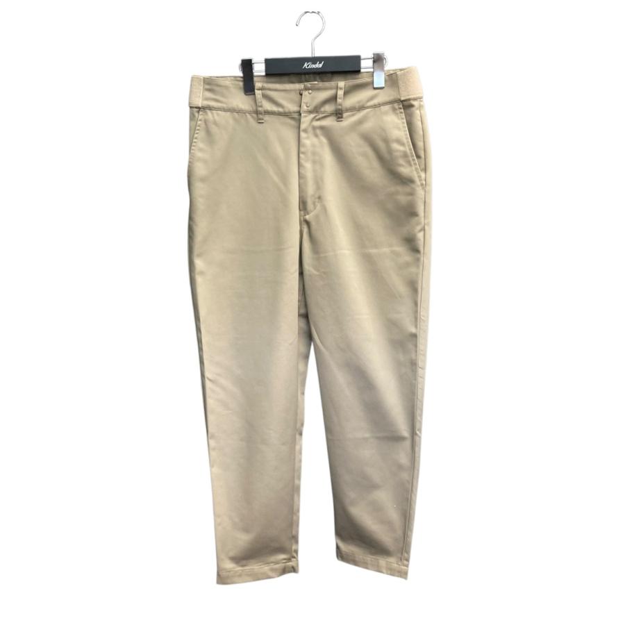 meanswhile ミーンズワイル ストレートパンツ MW-PT18101 ベージュ サイズ：M : カインドオルYahoo!店 - 通販 - Yahoo!ショッピング