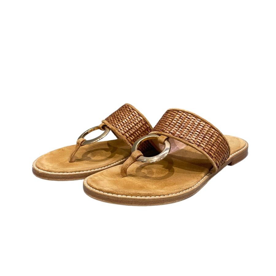 il sandalo of capri 【値下げ】il Sandalo Capri GOLD RING リングデザイン ラフィアサンダル ...