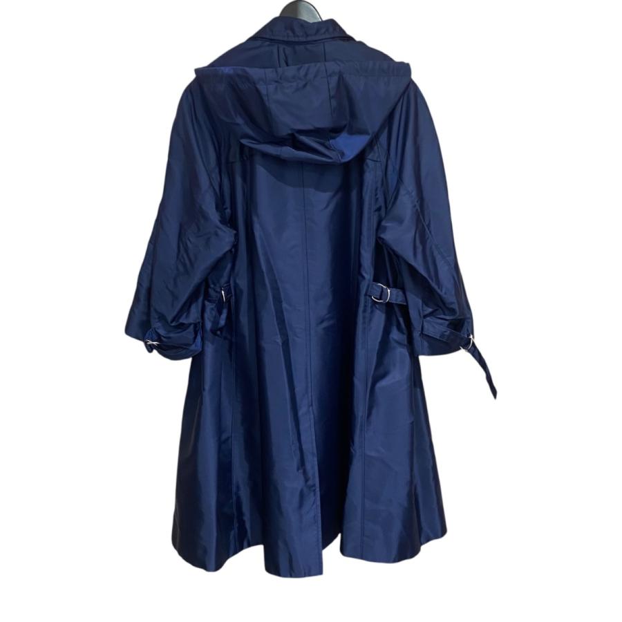 プラダ PRADA フード付きステンカラーコート AC21 2015 2318 ネイビー サイズ：38 : 8087000086793 ...