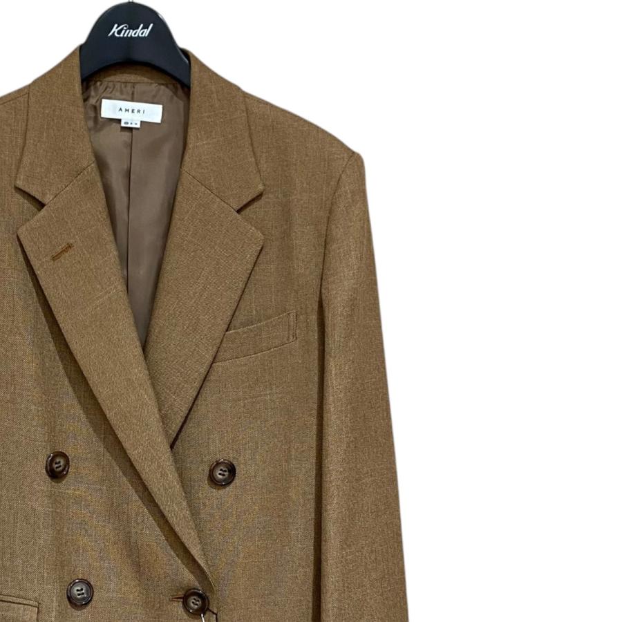 アメリ AMERI CLASSIC MINIMAL WARM TAILORED JACKET 02220630060 ブラウン サイズ：XS : 8087000088186 : カインドオル ...