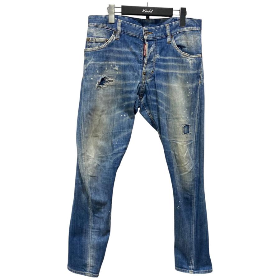 DSQUARED2 ディースクエアード SEXY TWIST JEAN デニムパンツ S74LB0669 ブルー サイズ：46 : カインドオルYahoo!店 - 通販 - Yahoo!ショッピング