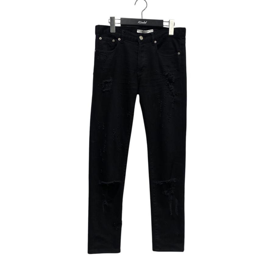 GIVENCHY ジバンシィ スキニーパンツ BM50AA501M Distressed Jeans ブラック サイズ：28 : カインドオルYahoo!店 - 通販 - Yahoo!ショッピング