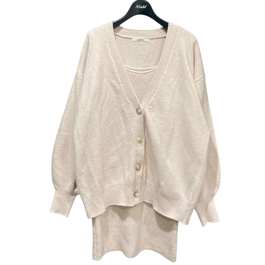 SNIDEL スナイデル Snidel ビッグカーデ＆ミニニットワンピースセット SWNO241108 ピンク サイズ：F : カインドオルYahoo!店 - 通販 - Yahoo!ショッピング