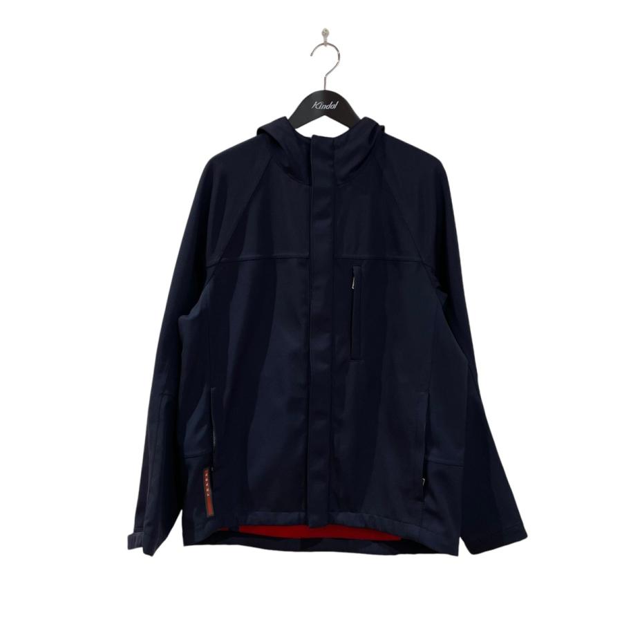 PRADA プラダ フーデッドジャケット SGN167 S162 SVK ネイビー サイズ：48 : カインドオルYahoo!店 - 通販 - Yahoo!ショッピング