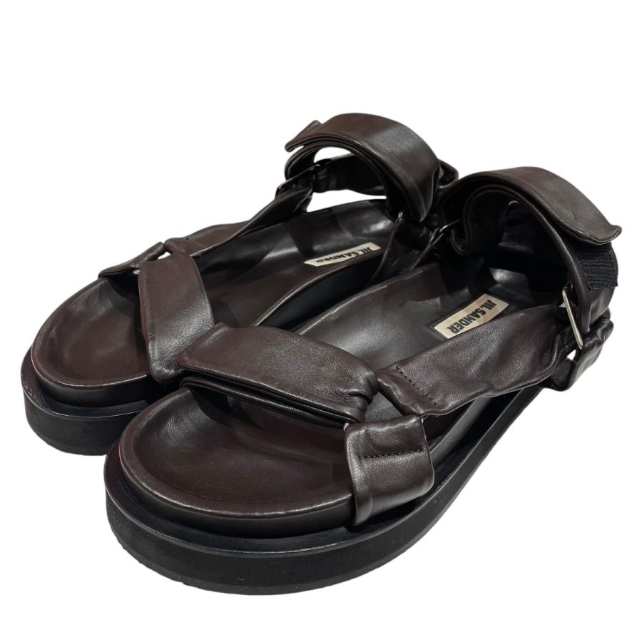 JIL SANDER（ジルサンダー） サンダル JI36522A ブラック サイズ：SIZE 39 : カインドオルYahoo!店 - 通販 ...