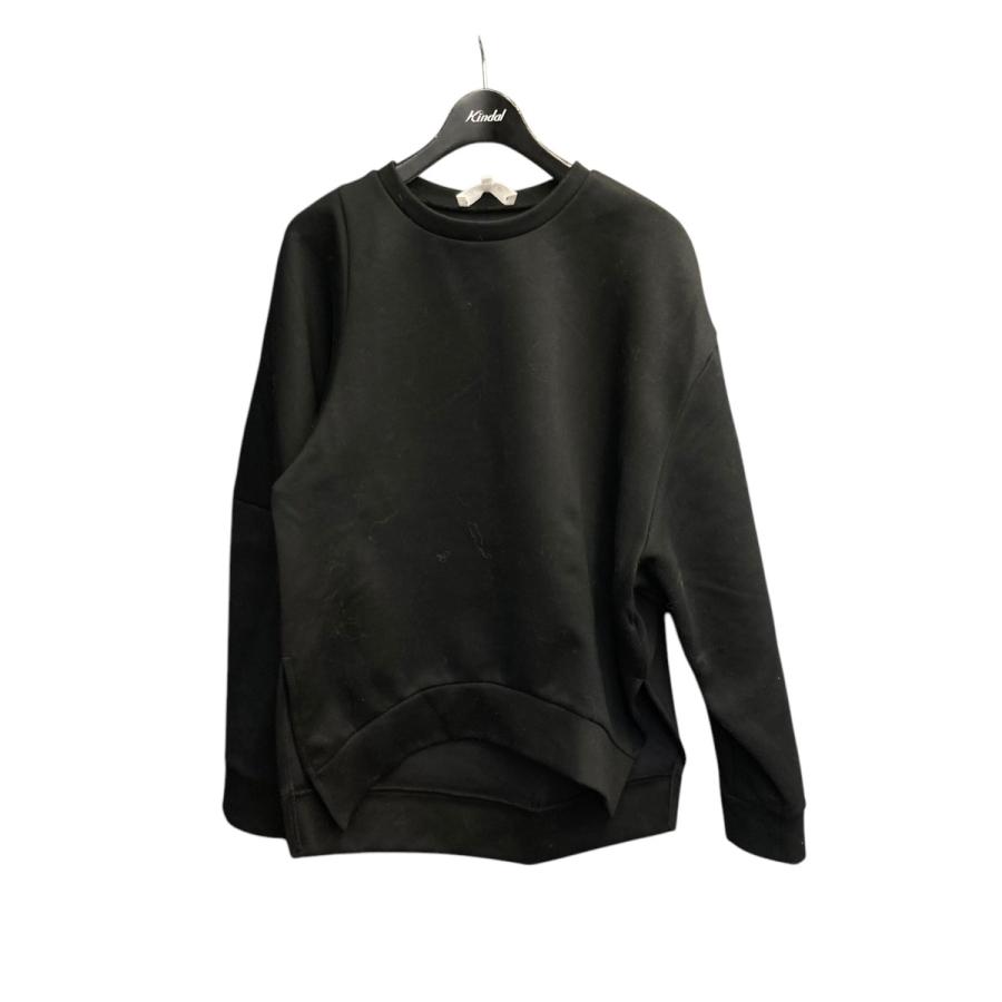 ENFOLD 【値下げ】ENFOLD ASYMMETRY‐SLEEVE PULLOVER クルーネックスウェット 300HS280-0960 ブラック サイズ：38 (EC) : カインドオル ...