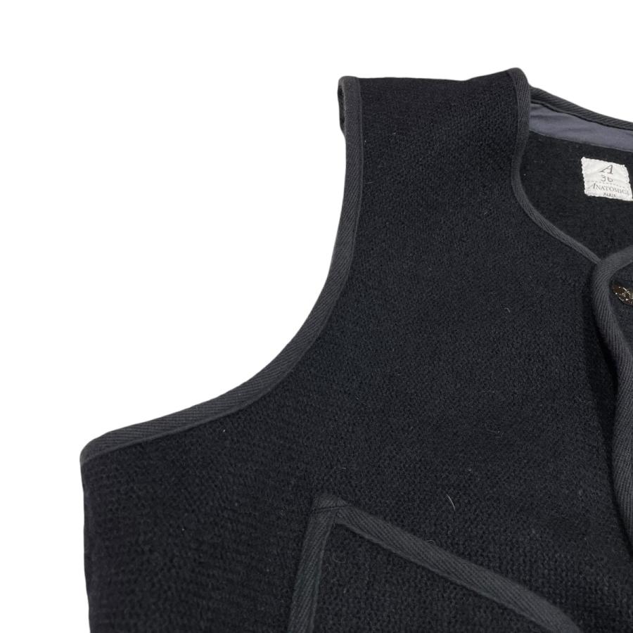 ANATOMICA アナトミカ ウールベスト 530 522 08 W19 ブラック サイズ：36 : カインドオルYahoo!店 - 通販 - Yahoo!ショッピング