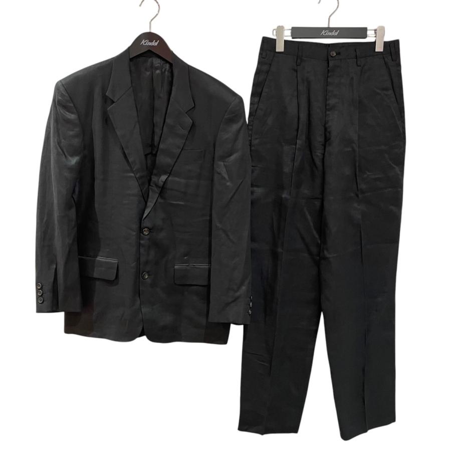 Y's for men ワイズフォーメン Y’S リネンスーツ MM-X01-303／MM-X01-303 ブラック サイズ：M : カインドオルYahoo!店 - 通販 - Yahoo!ショッピング