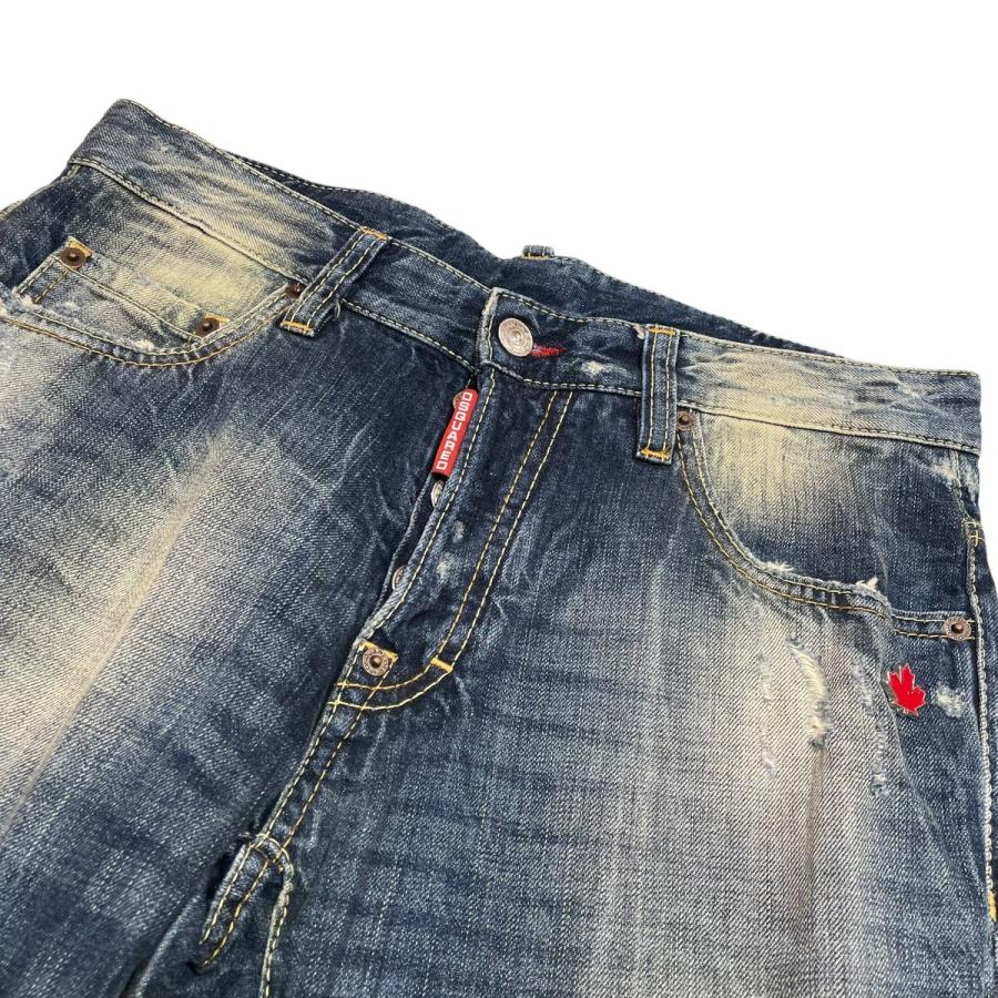 DSQUARED2 【値下げ】DSQUARED2 10AW ダメージデニムパンツ S71LA0342 インディゴ サイズ：44 (EC) : カインドオルYahoo!店 - 通販 ...