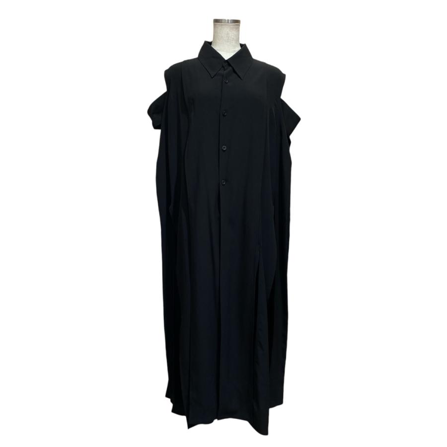 LIMI feu リミフゥ 22AW ノースリーブシャツワンピース LE-D19-500 ブラック サイズ：2 : カインドオルYahoo!店 - 通販 - Yahoo!ショッピング